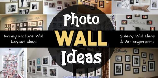 Photo Wall Ideas-Aesthetic Gallery Wall Designs Layouts & Pictures